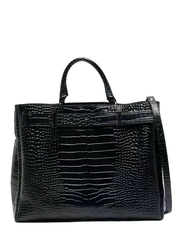 Iceberg Crocodile-effect Tote Bag - Blue