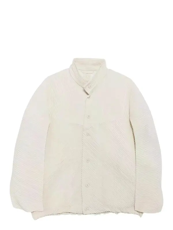 Issey Miyake September Pleated Jacket - Neutrals