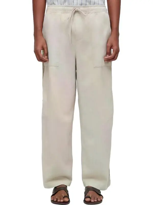OSKLEN Cotton Trousers - Neutrals