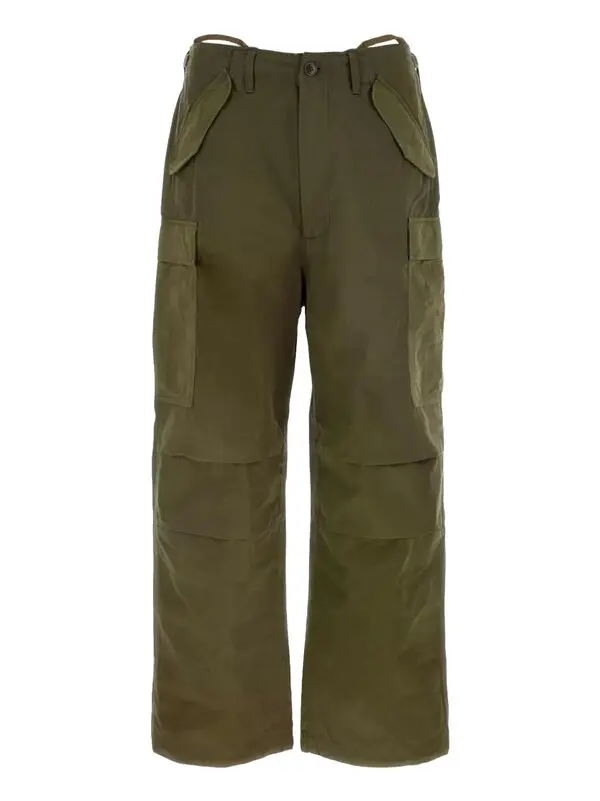 Nanamica Button-fastening Trousers - Green