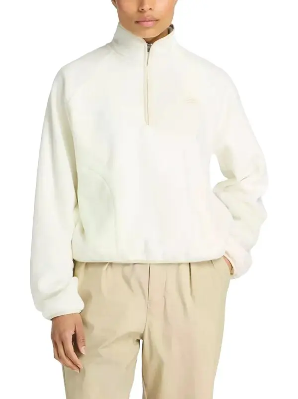 NEW BALANCE Half-zip Fleece Sweatshirt - Neutrals