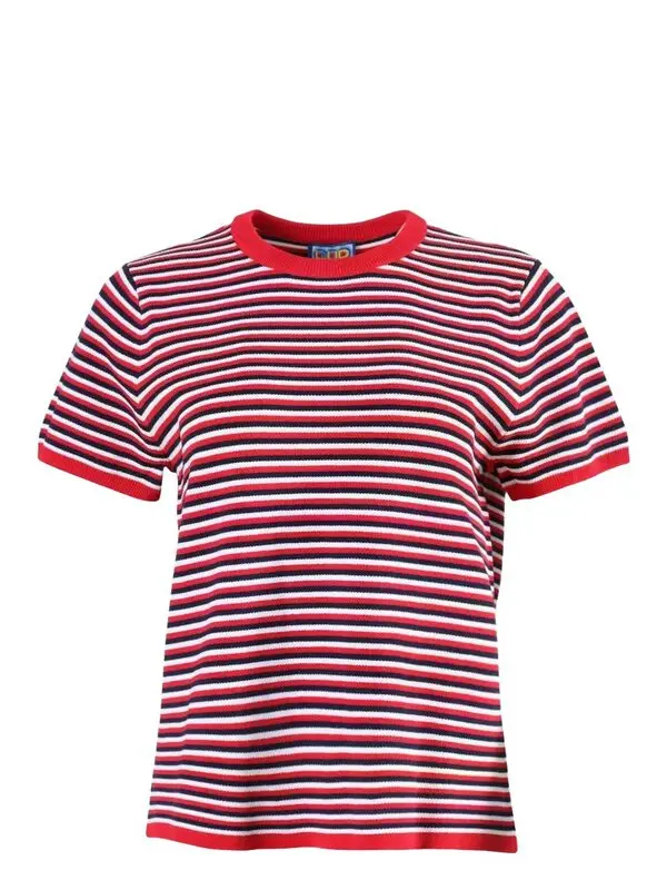 Lhd The Sibili Striped Top - Red