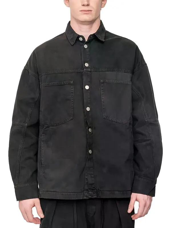 Andrea Ya'aqov Patch-pocket Shirt - Black