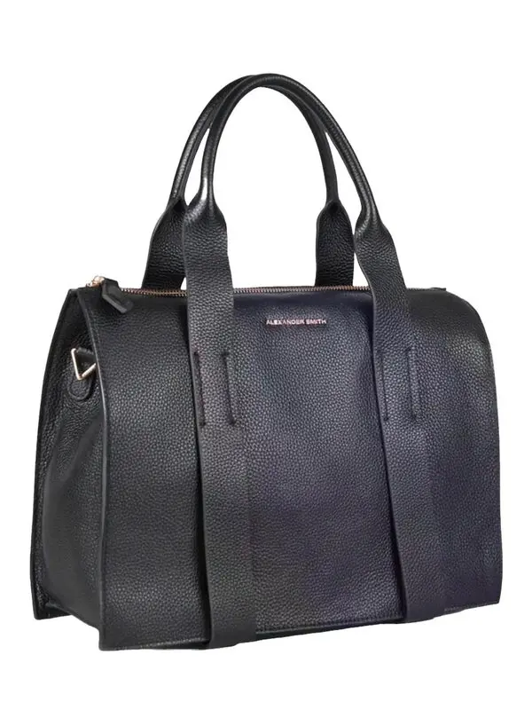 ALEXANDER SMITH Medium Jane Top Handle Tote Bag - Black