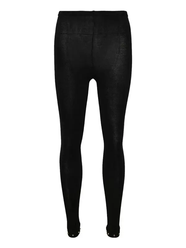 Noir Kei Ninomiya Elasticated-waist Leggings - Black