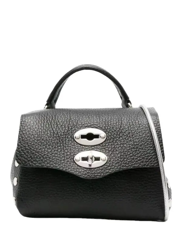 ZANELLATO Studded Top-handle Tote Bag - Black