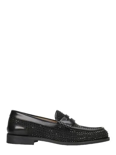 BOSS Lycia Studded Penny Loafer - Black