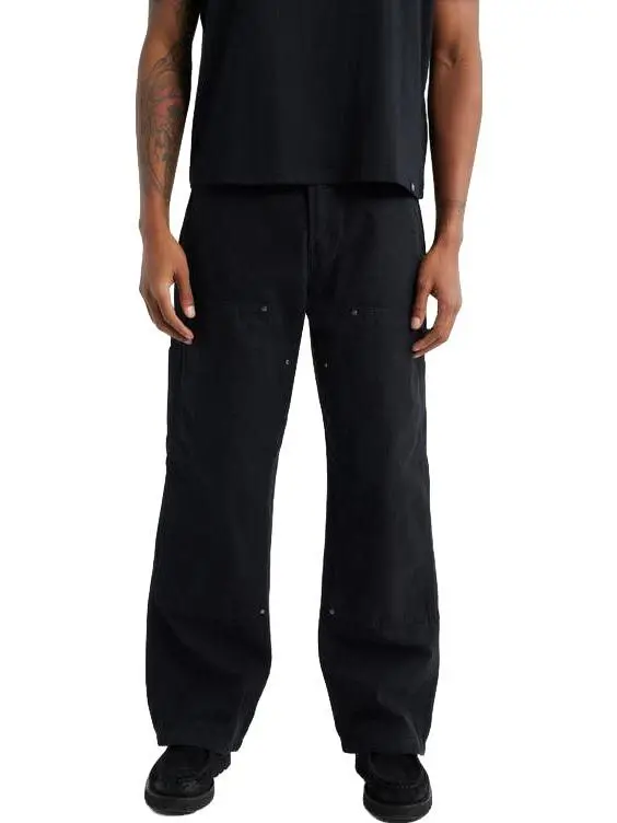 Dickies Double Knee Cotton Canvas Carpenter Pants - Black