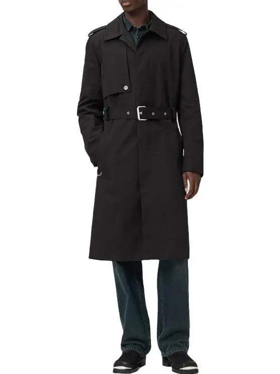 ALLSAINTS Bastille Trench Coat - Black