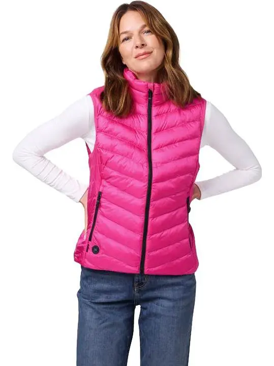 MOBILE WARMING Backcountry Xtera Packable Heated Puffer Vest - Pink