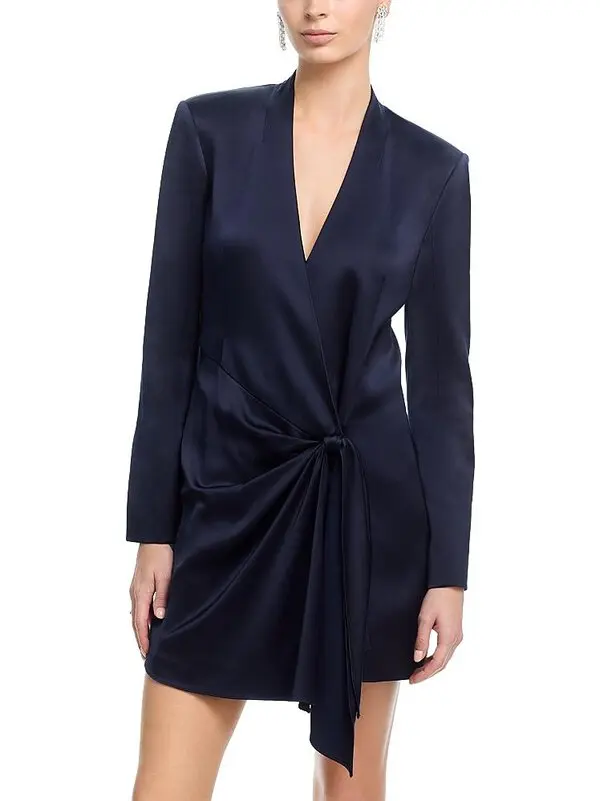 Cinq À Sept Irma Twist Mini Dress - Navy