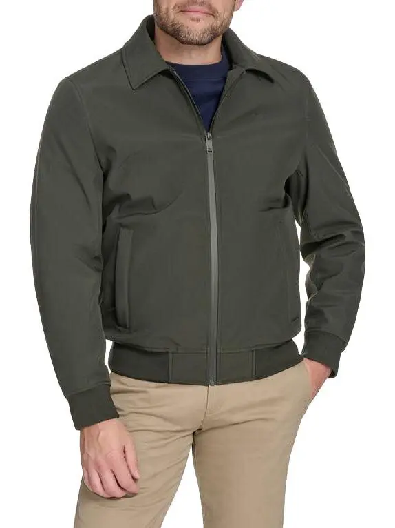 DOCKERS® Water Resistant Bomber Jacket - Olive