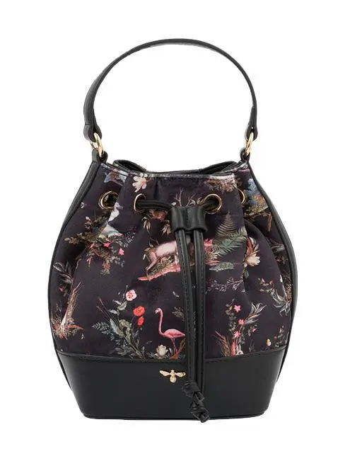 FABLE ENGLAND Wonderland Bucket Bag - Black