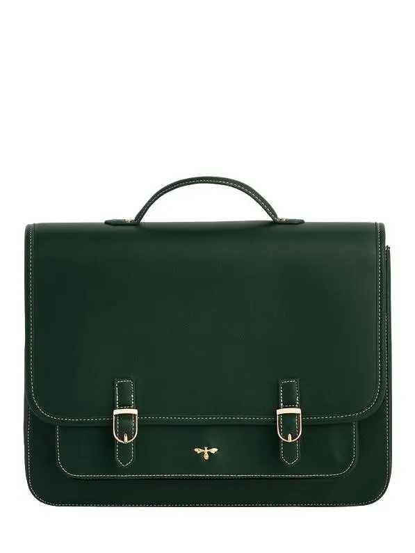 FABLE ENGLAND Satchel Backpack - Woodland Green
