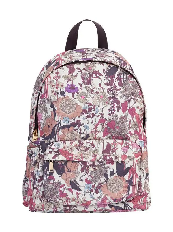 FABLE ENGLAND Deco Blooms Large Backpack - Pink