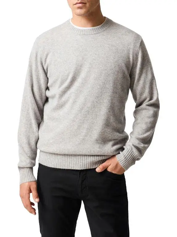 Rodd & Gunn Stewart Island Wool & Cashmere Crewneck Sweater - Slate