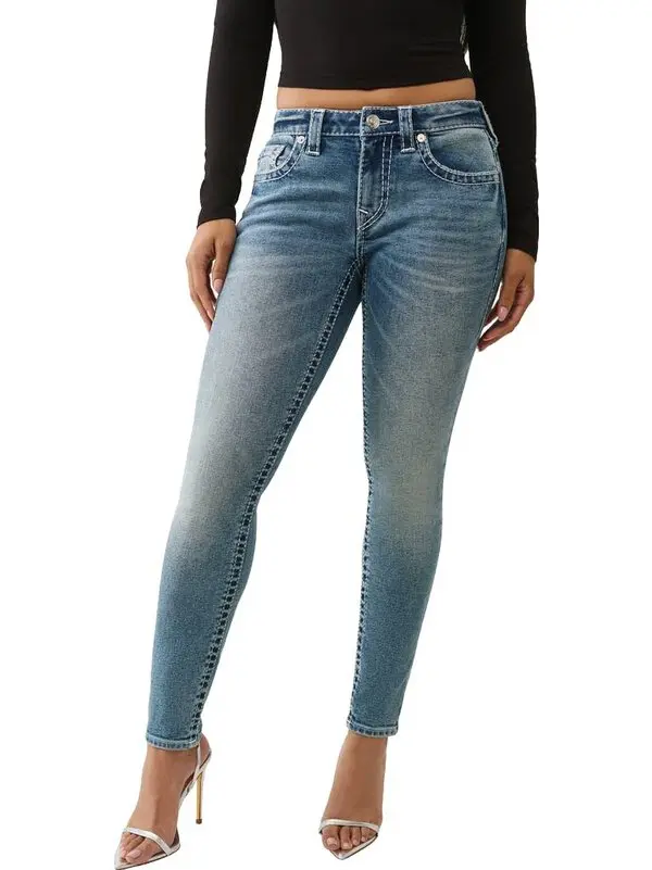 True Religion Jennie Big-t Skinny Jeans - Crystal Flash