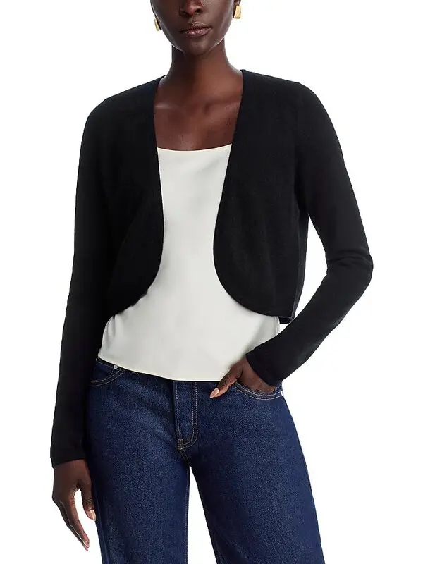 Bloomingdale'S Cashmere Bolero Cardigan - Black