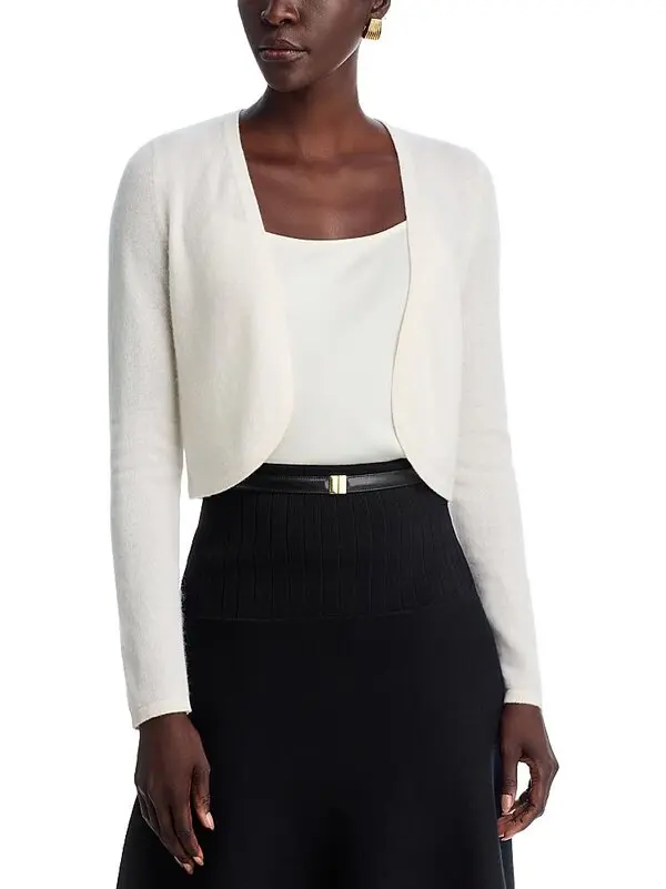Bloomingdale'S Cashmere Bolero Cardigan - Ivory