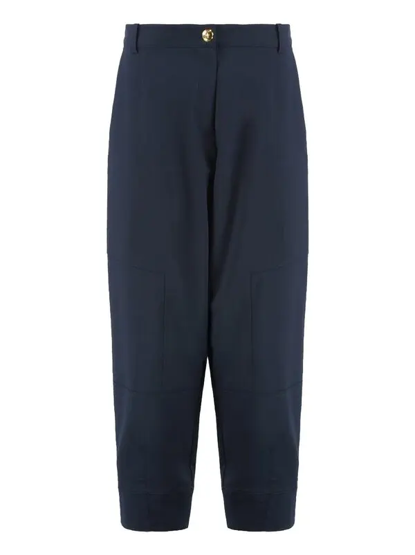 Pinko Wool-blend Pants - Blue