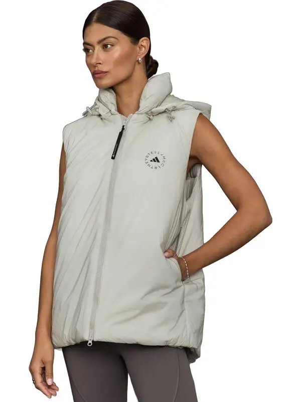 Adidas By Stella McCartney Asmc Truenature Padded Vest - Willow Grey