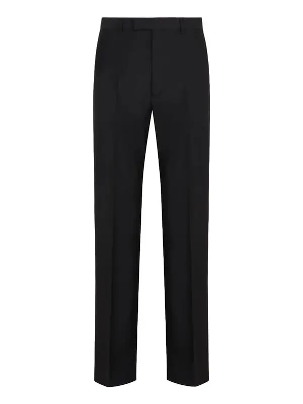 Gucci Silk Twill Trousers - Black