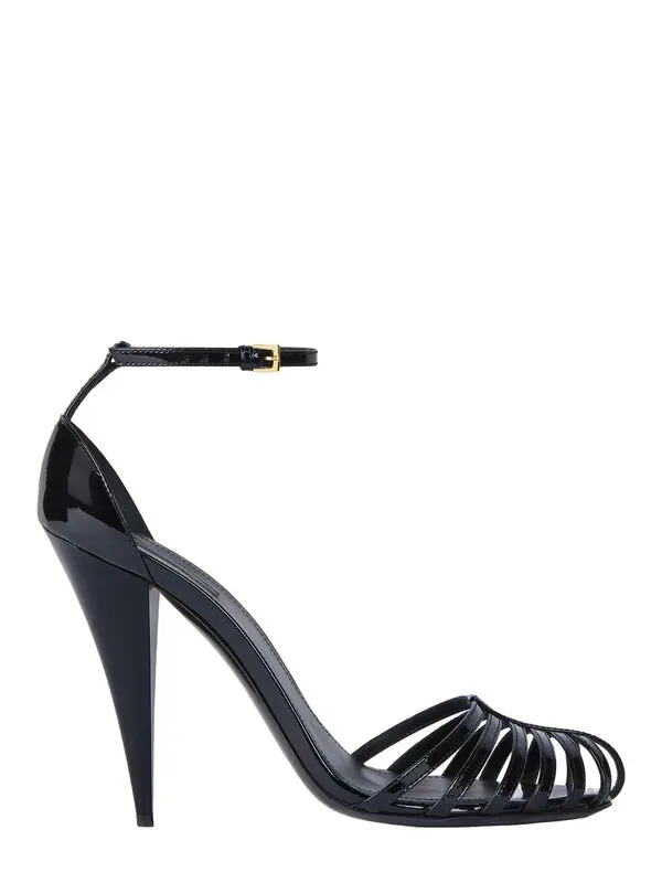 Givenchy Cage Heeled Sandals - Black