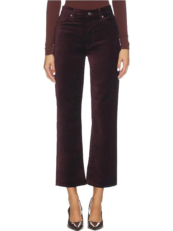 FRAME Le Sleek Straight Pant - Full Glass Velvet