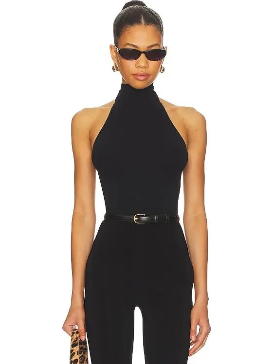 Commando Ballet Turtleneck Bodysuit - Black