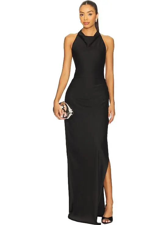 LOVERS AND FRIENDS Kamiah Gown - Black