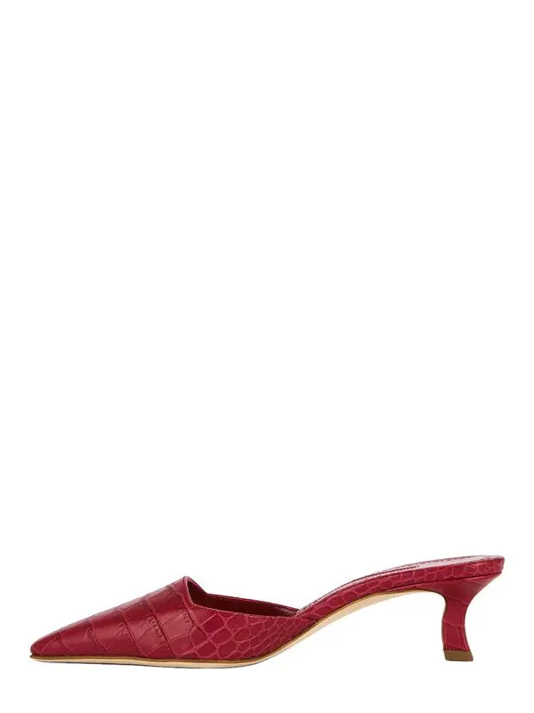 Manolo Blahnik Moiramu 50 Pumps - Bright Red