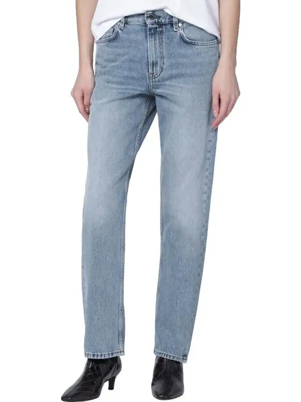 TOTEME Washed-effect Jeans In Organic Denim - Light Blue