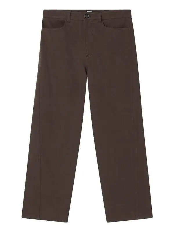 TOTEME Cotton Trousers - Green
