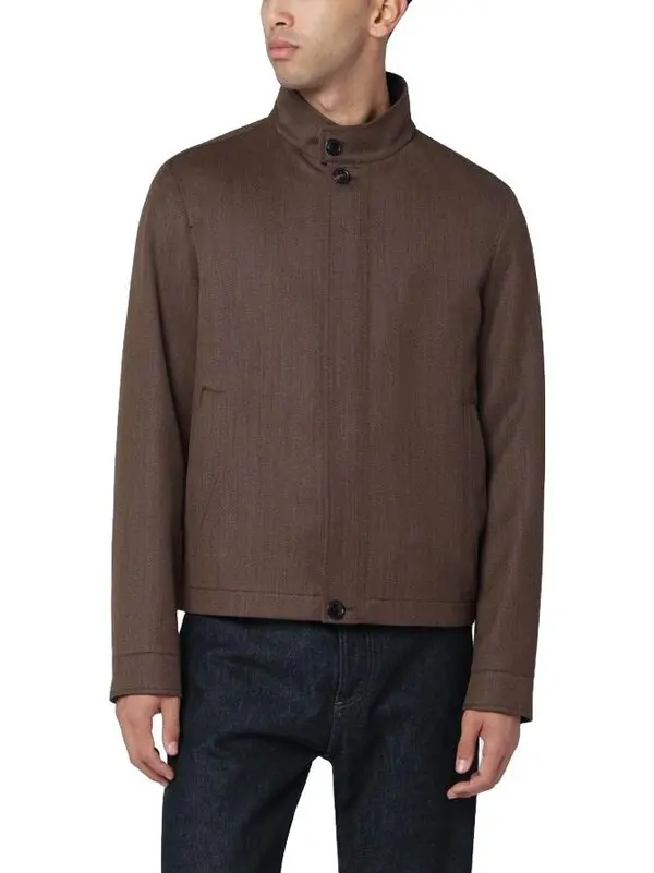 Zegna Wool Jacket - Brown