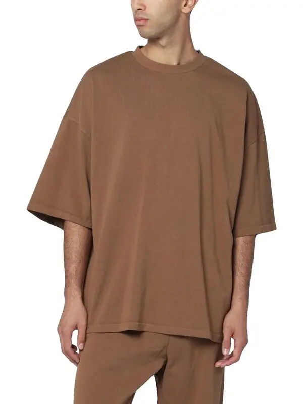ENTIRE STUDIOS Brown Boxy T-shirt - Beige