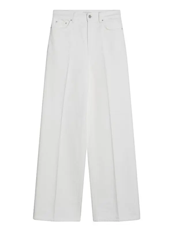 TOTEME Organic Cotton Pants - White