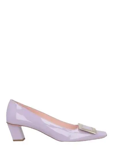 ROGER VIVIER Pumps In Leather - Purple