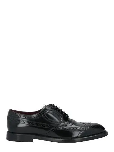 Dolce & Gabbana Lace-up Leather Brogues - Black