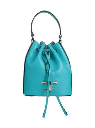TOD'S Pebbled-leather Bucket Bag - Blue