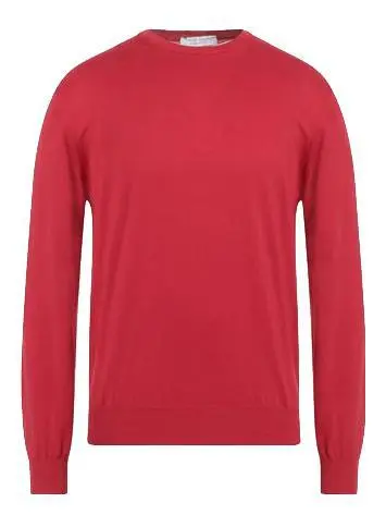 FILIPPO DE LAURENTIIS Cotton Knit Sweater - Red