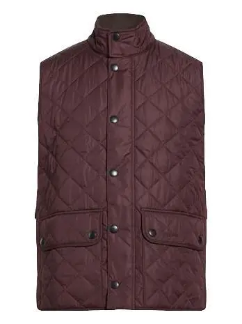 Barbour Quilted Vest With Embroidered Logo - Purple