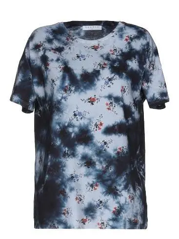 Sandro T-shirt With Floral Design - Blue