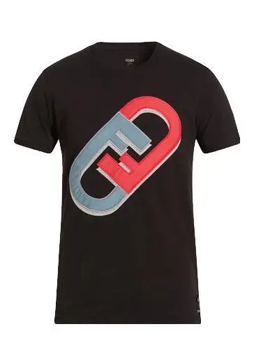 Fendi T-shirt Size Cotton, Polyester - Black