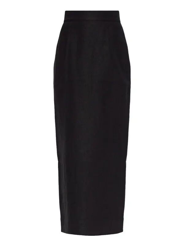 Posse Pencil Midi Skirt - Black