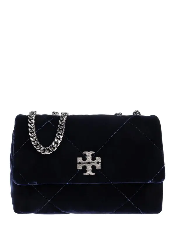 Tory Burch Kira Diamond Small Shoulder Bag - Black