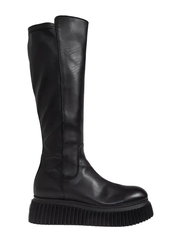 Agl Gloria Platform Knee-high Boots - Black