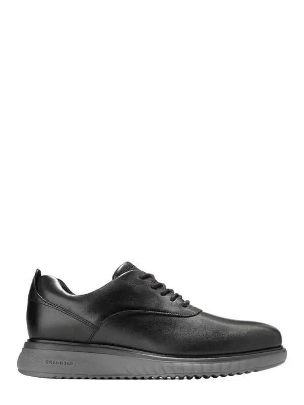 Cole Haan Zerøgrand Eon Plain Toe Oxfords - Black-gray Pinstripe