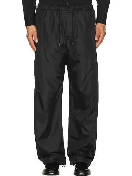 LE17SEPTEMBRE Padded Ripstop Curved Pants - Black