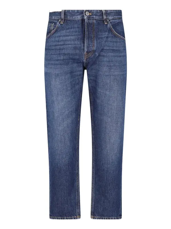 AMI Paris Straight-leg Jeans - Blue