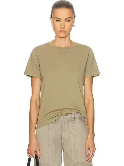 GRLFRND Small Tee A Premium Cotton Essential - Light Olive